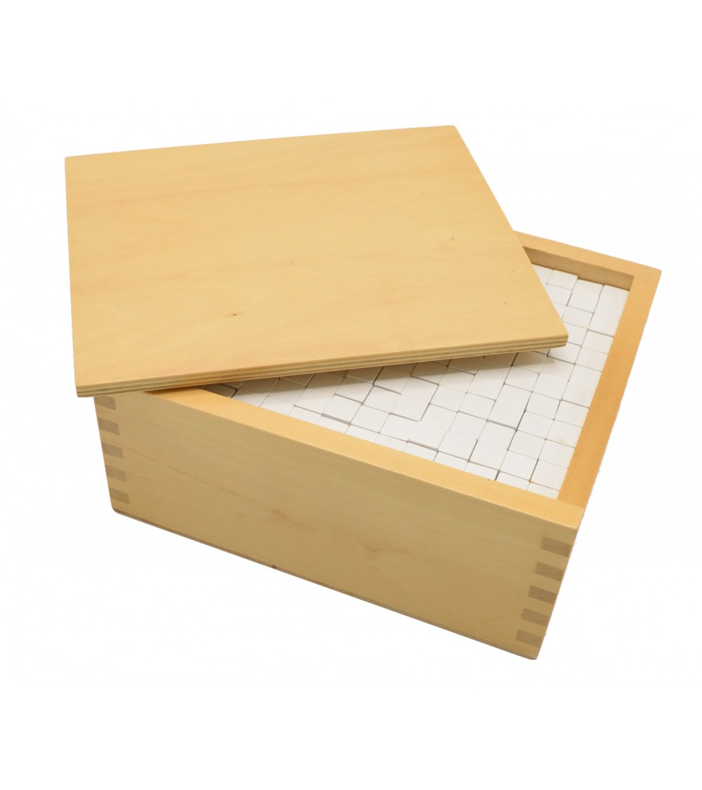 Box of 1,000 cubes on the Pink Tower